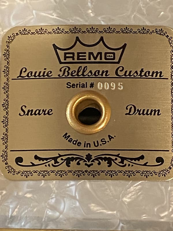 Remo Louie Bellson Remo Limited Edition 1999 - White Marine | Reverb