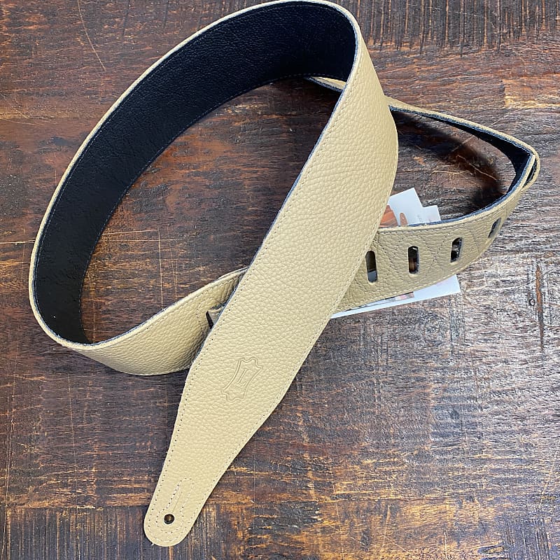 Levy's M17BL-BUF 2.5" Texas Steer Hide Pebbled Guitar Strap - | Reverb