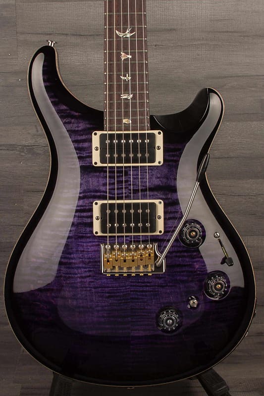 PRS Custom 24 Piezo, Purple Mist | Reverb