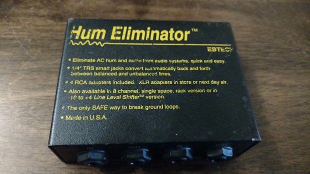 EB Tech Hum Eliminator 2000's Black | Reverb