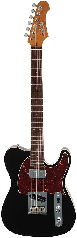 Jet Guitars JT-350-BK-R SH Black - Roasted Maple Neck | Reverb UK