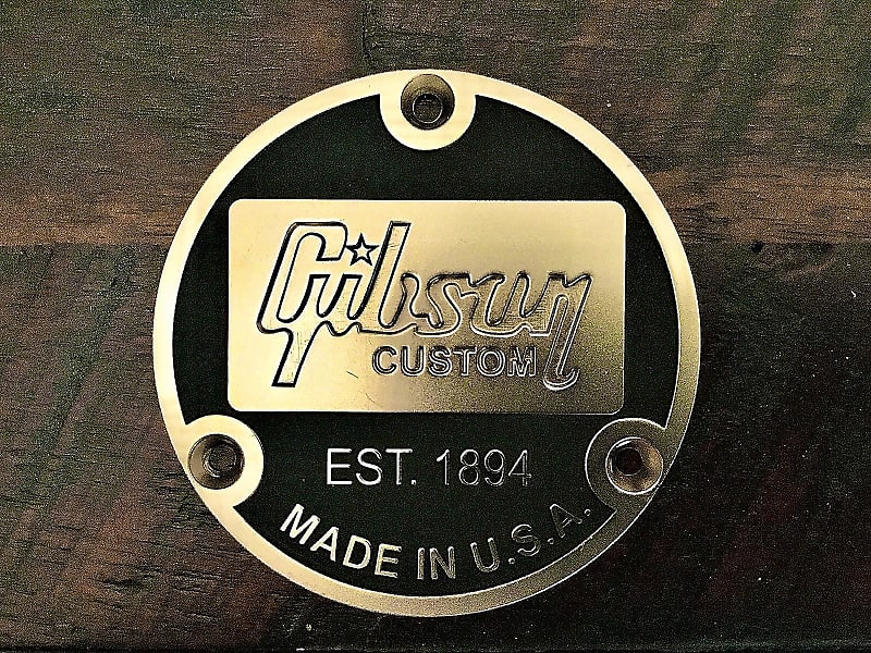 Gibson Custom Shop Toggle Switch Back Plate "AUTHENTIC" 2021 | Reverb