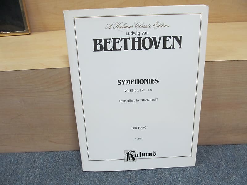 Kalmus Ludwig Van Beethoven Symphonies Volume 1 | Reverb Kalmus Ludwig Van Beethoven Symphonies Volume 1 | Reverb
