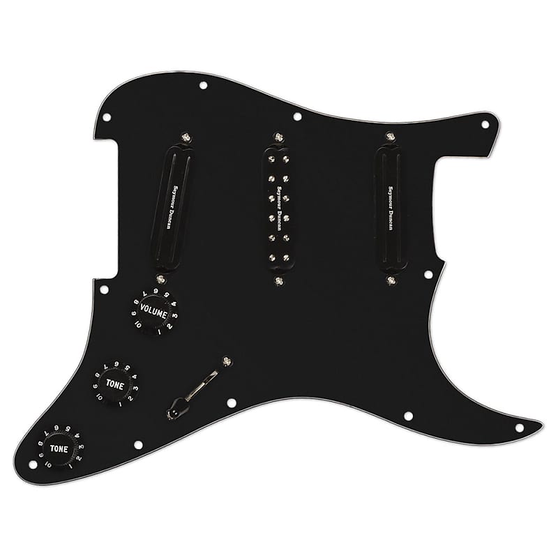 Seymour Duncan Dave Murray Loaded Pickguard Black | Reverb UK