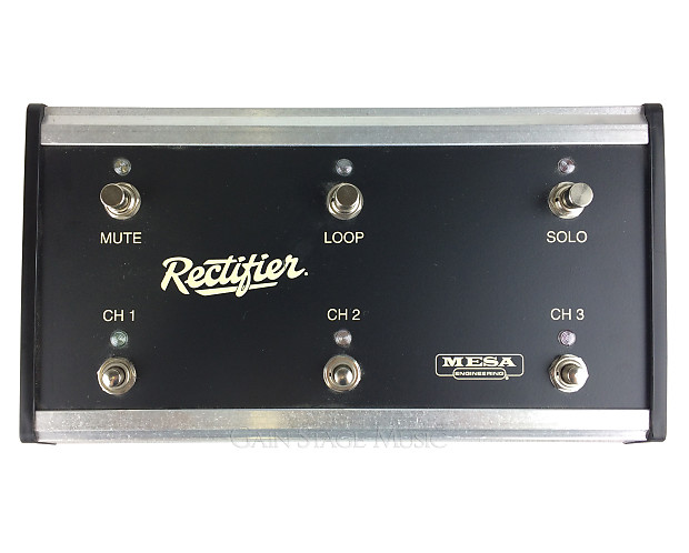 Mesa Boogie Dual Rectifier 3x3 6 Button Footswitch | Reverb