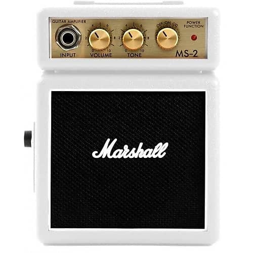 Marshall MS-2 Micro Amp in Limited Edition White | Reverb