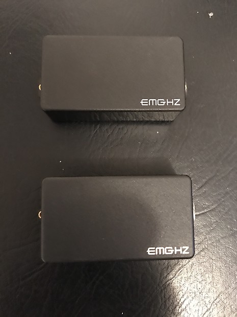 EMG H4 & H4A Passive pickups w/ les paul harness 2000's Black | Reverb