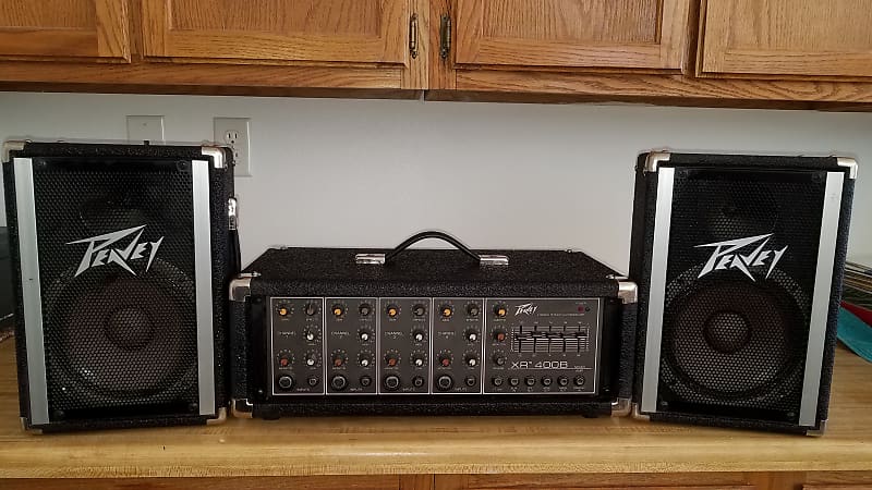 Peavey Peavey XR400B 300 Watt/4 Channel Powered Mixer with | Reverb