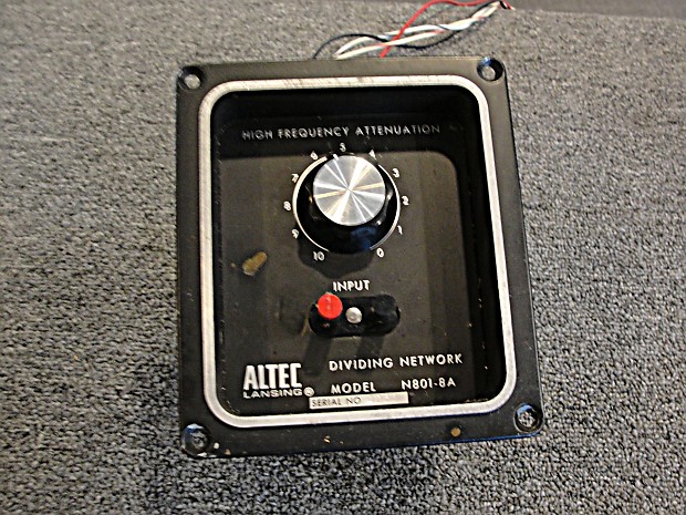 Altec Lansing N801-8a high frequency Attenuatoion Crossover | Reverb