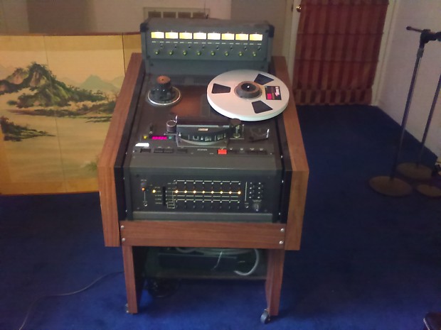 Otari MX5050 8 Track 1/2" Tape Recorder with Rolling Cart, | Reverb UK