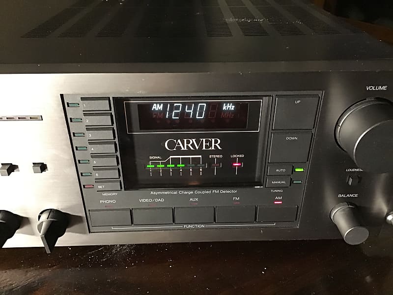 Vintage Audiophile Carver Flagship “The Receiver” Model MXR | Reverb