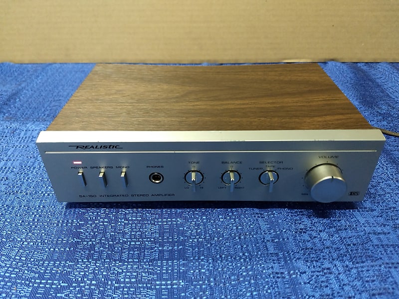 Vintage Realistic SA-150 Integrated Stereo Amplifier | Reverb