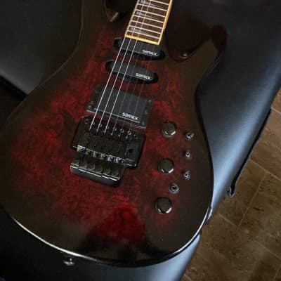 RARE 1999 Samick Model KJ560 Marble Stone Metallic Black | Reverb