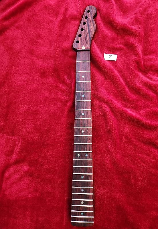 Telecaster rosewood replacement neck, Open pore, 22 frets, | Reverb