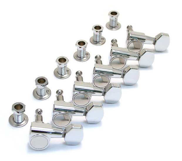 006-2473-000 Squier Hello Kitty Chrome 6 Inline Tuners | Reverb UK