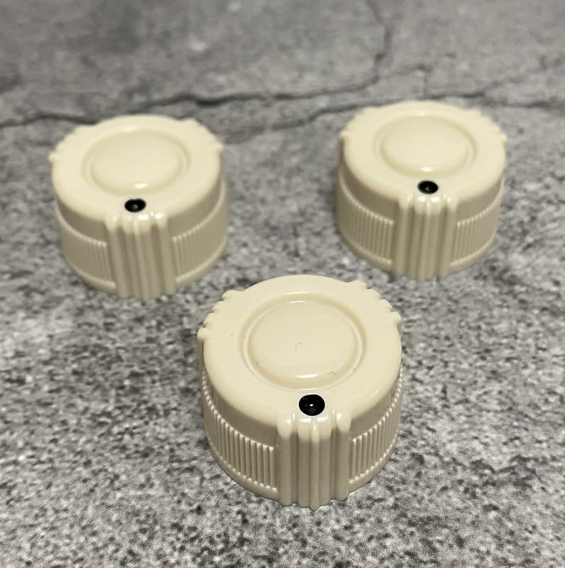 3x Cream BMP Big Muff Style Replica Guitar Pedal Knob Amp | Reverb
