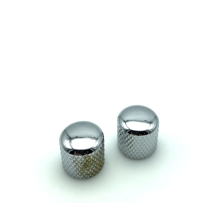 Telecaster Style Domed Knobs Chrome | Reverb