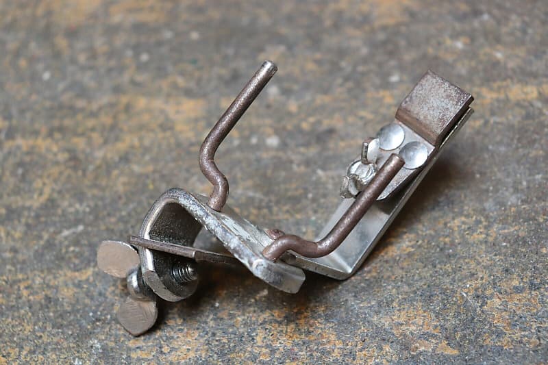 WFL Bass Drum Hoop Cowbell/Wood Block Holder Vintage 1940's | Reverb