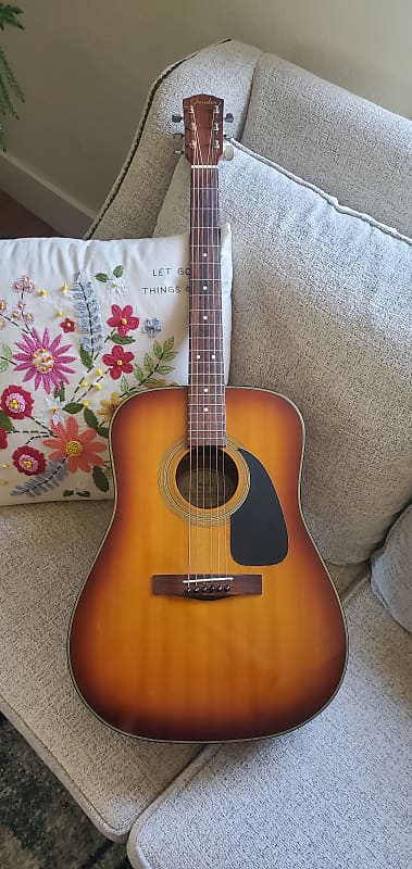 Fender DG15 Acoustic Guitar with case | Reverb