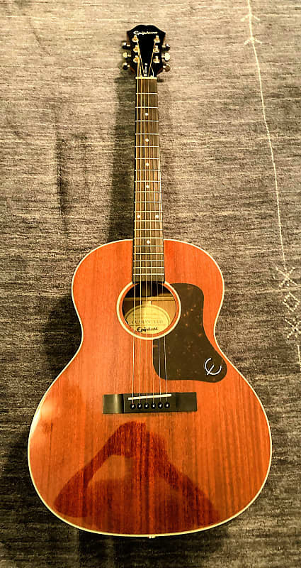 VV: '16 Epiphone EL-00M (Mahogany) Acoustic/Electric guitar, | Reverb