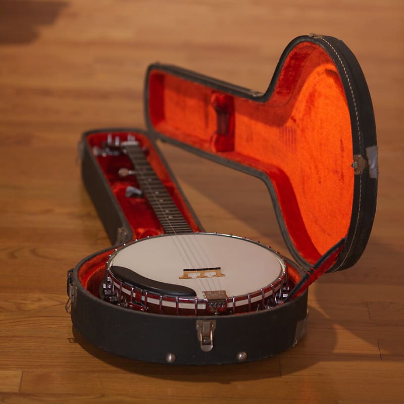 Kay 5-String Banjo Eagle with Excelsior Case + Vintage Picks | Reverb