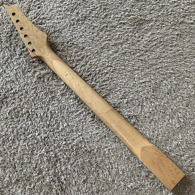 Maple Wood Reversed Headstock Guitar Neck and Rosewood | Reverb