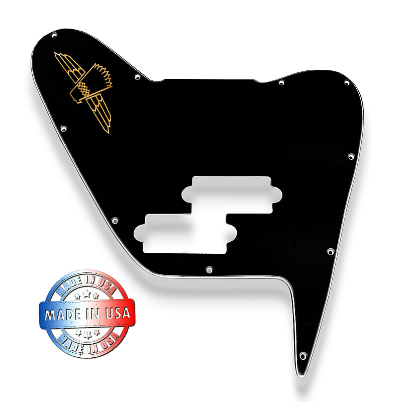 3 Ply B/W/B Pickguard for Epiphone Non Reverse Thunderbird | Reverb