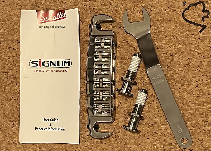 Schaller Signum Wraparound Bridge 2020 - Nickel | Reverb