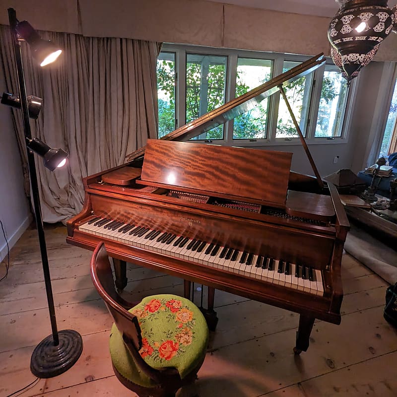 William Knabe & Co. Grand Piano 1920s (Restrung & Refinished | Reverb