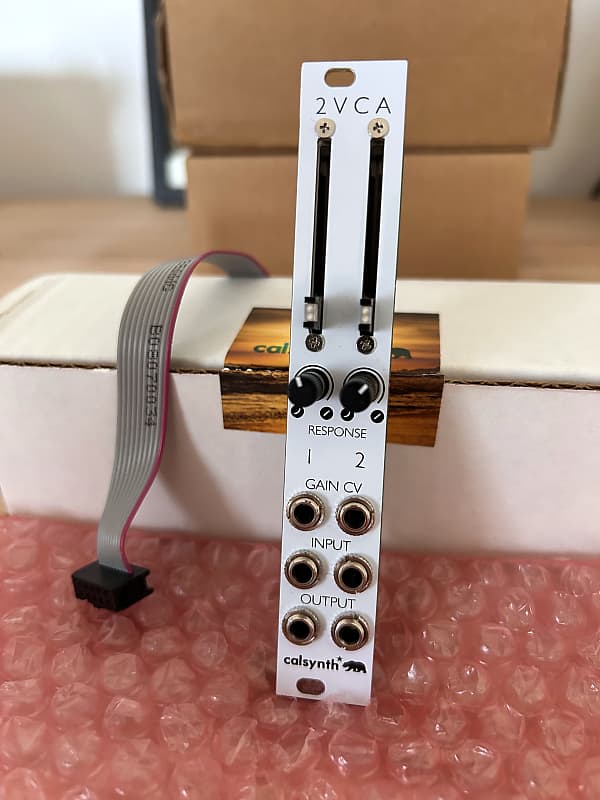 CalSynth 2VCA is a two channel, 4hp VCA module based on | Reverb