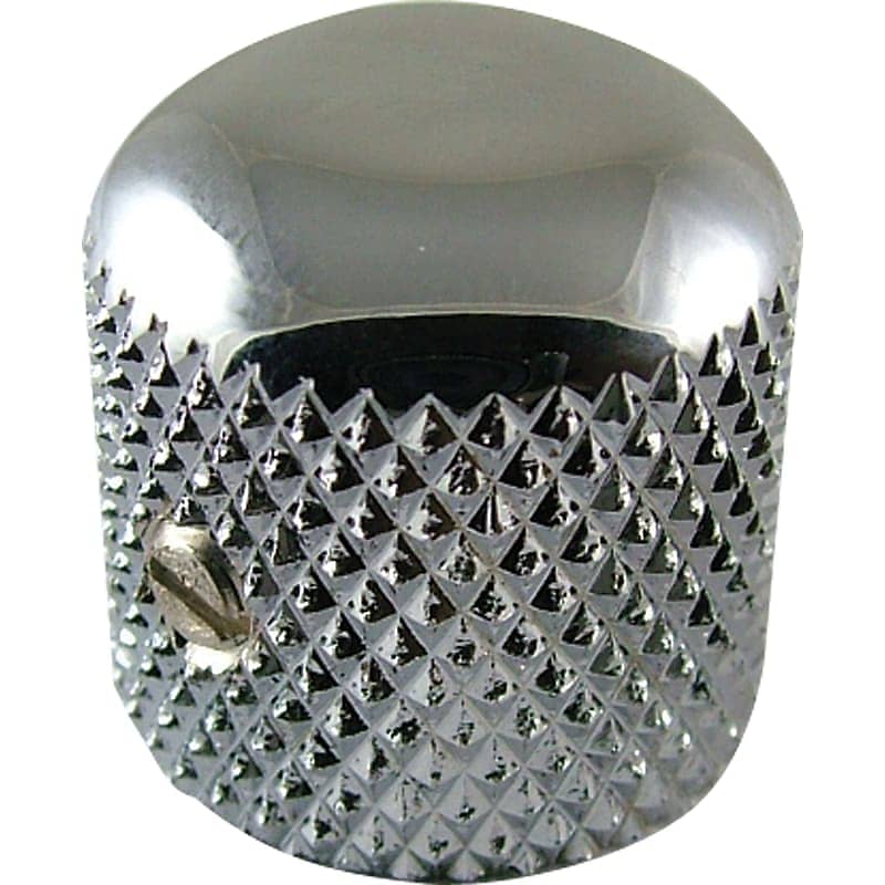 Knobs - Fender®, Telecaster Chrome Dome, Style: Standard | Reverb