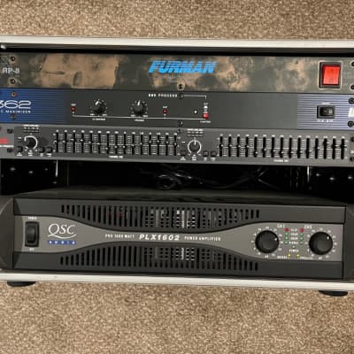 QSC 1450 RMS Rack-Mounted Power Amp - Black | Reverb