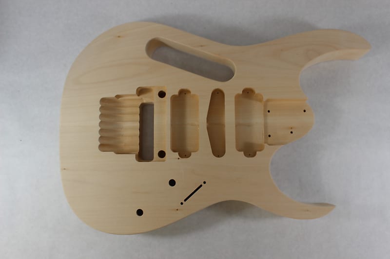 Unfinished Basswood Root Beer HSH 7 string Jem body - J1552 | Reverb