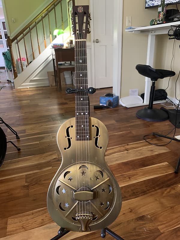 Republic Guitars PARLOR RESOLIAN | ANTIQUE BRONZE | Reverb