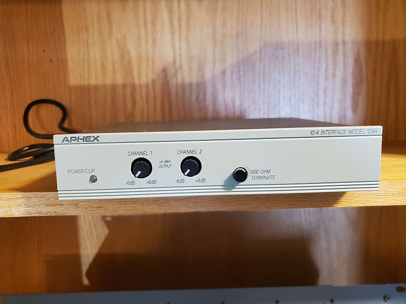 Aphex Model 124 Line Level Shifter early 2000's - Silver | Reverb