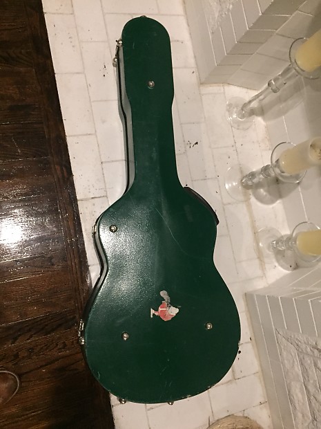 Calton 000/OM Carbon flight case Green | Reverb