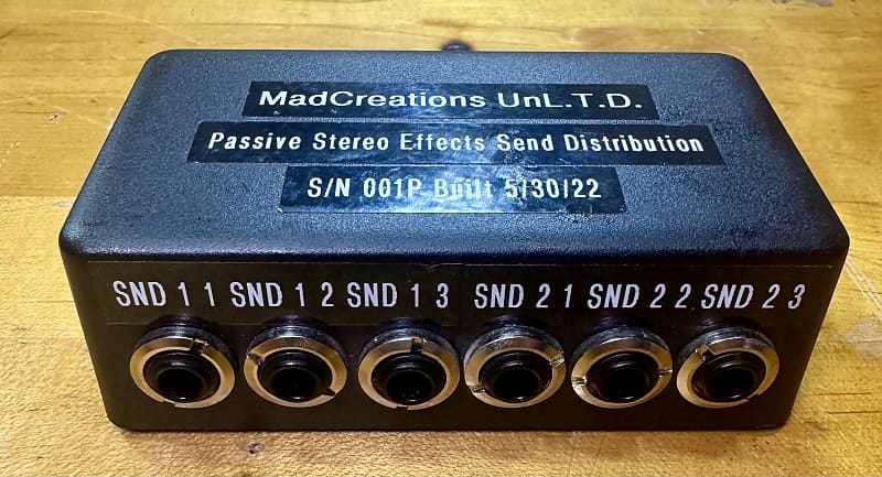 MadCreations Unltd. FX Send Distribution Box | Reverb