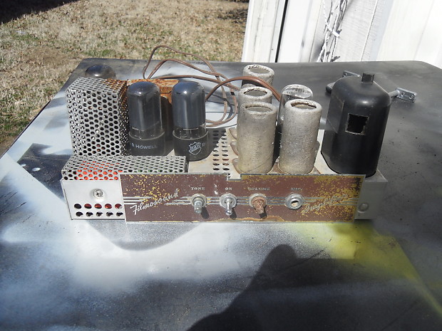 Bell & Howell mono PP 25L6 tube amp amplifier - 1950s project | Reverb