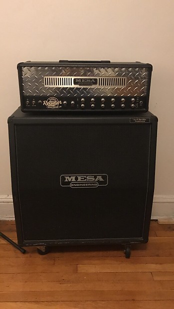 Mesa Boogie Single Rectifier Solo Head 50 w/ 4x12 Half Stack | Reverb