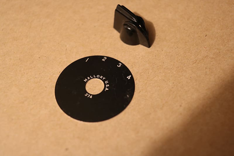 Original 1960’s Gibson Bass Varitone switch plate W/ Chicken | Reverb