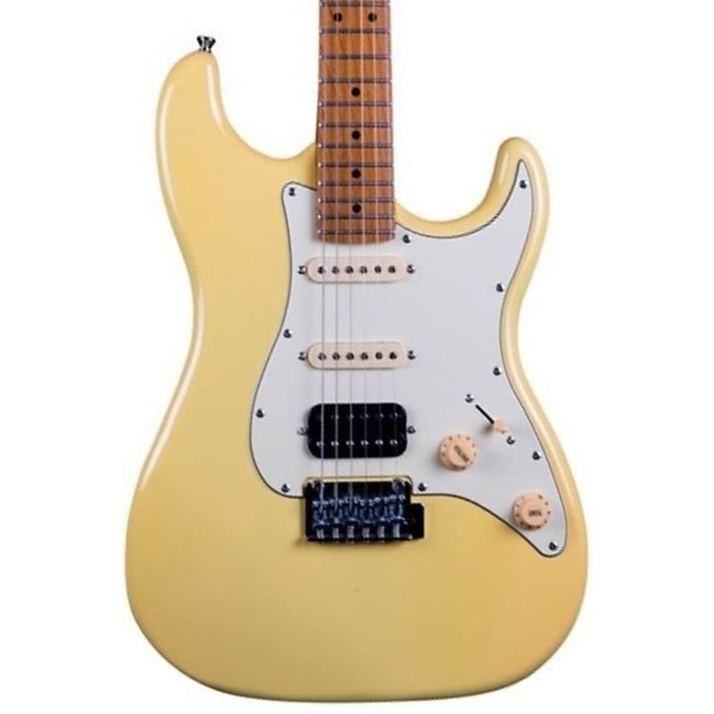 Jet JS-400 HSS Electric Guitar - Vintage Yellow | Reverb