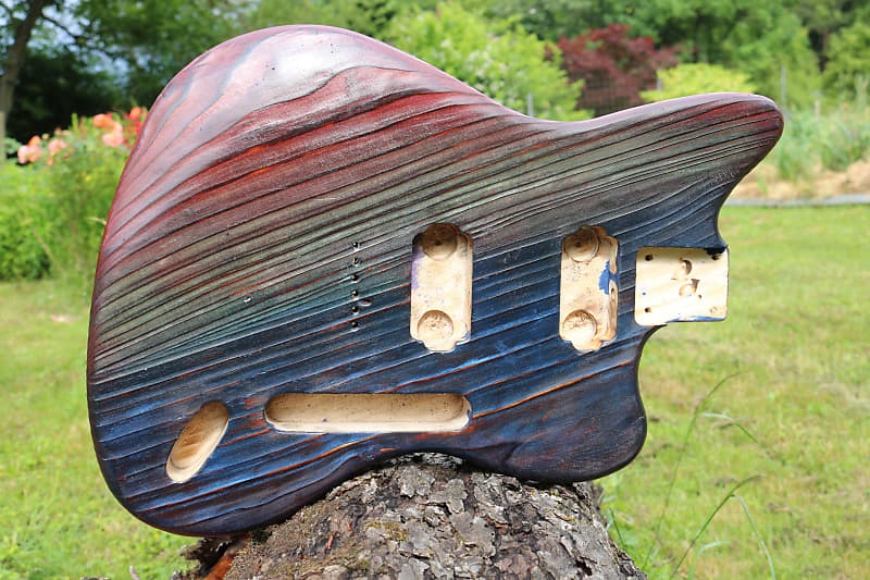 Telemaster body, "barncaster" dual Humbucker | Reverb