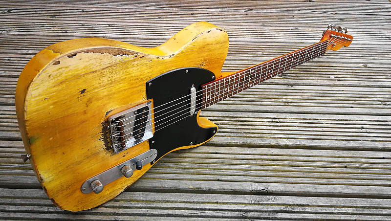 Vtt Relics Tele 50's - Blond Blackguard | Reverb UK