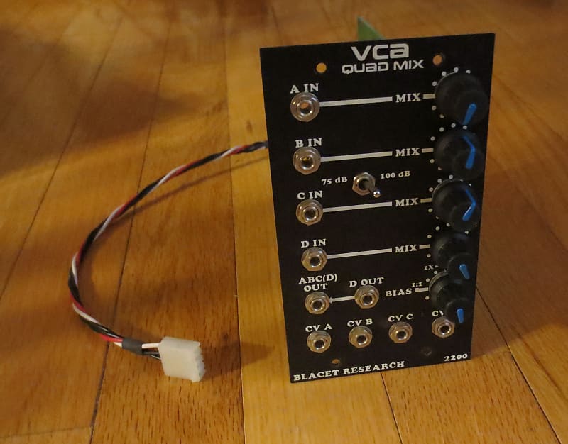 Blacet Research 2200 VCA Quad Mix frac modular voltage | Reverb