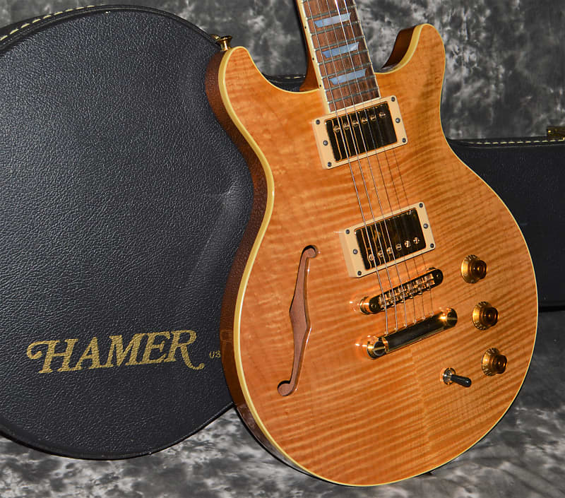 1996 Hamer - Artist Custom - Vintage Natural | Reverb