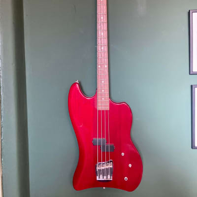 DeArmond Jet-Star Spel bass 1990s - Cherry Red Lacquer | Reverb UK