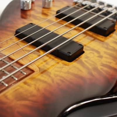 Samick FN55 Fairlane 5 String Electric Bass in Sunburst | Reverb UK