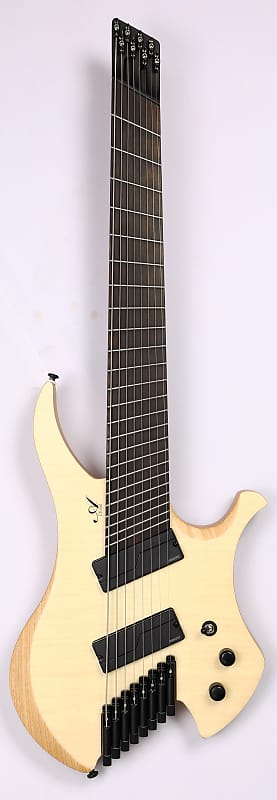 Agile 8 String Multi-Scale Fan Fret Headless Electric Guitar | Reverb