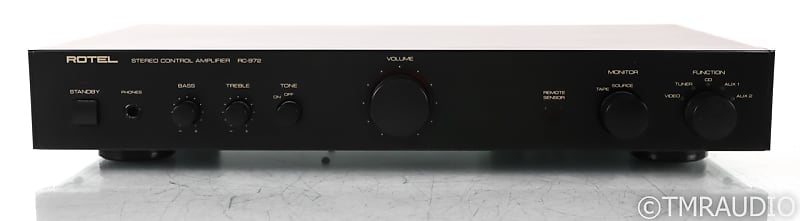 Rotel RC-972 Stereo Preamplifier; RC972; Black (No Remote) | Reverb