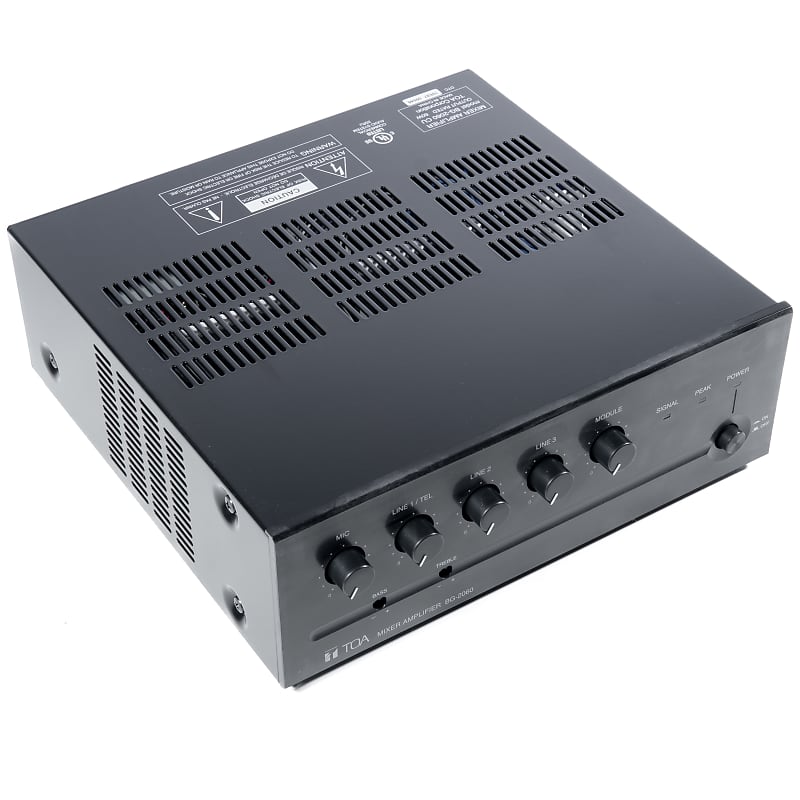 TOA ELECTRONICS BG-2060 CU Mixer Amplifier - Black | Reverb